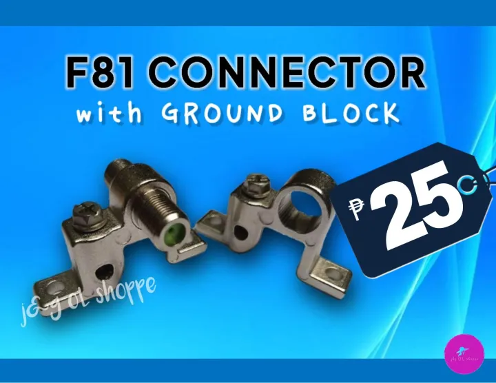 F81 CONNECTOR with GROUND BLOCK for 25 pesos each | Lazada PH