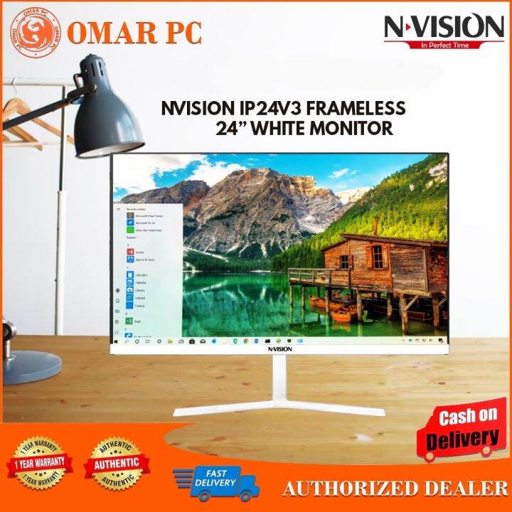Nvision Ip24v3 24in Ips 75hz Frameless Monitor Lazada Ph