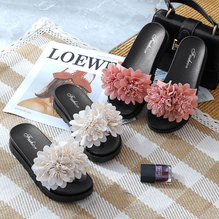 Mga tsinelas pambabae summer net infrared wear beach flip-flops na ...