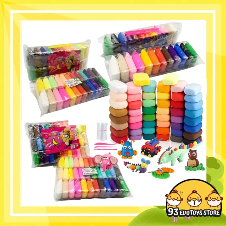 Air Dry Clay Set Non Toxic 12/24/36 Super Light Clay Butter Slime ...