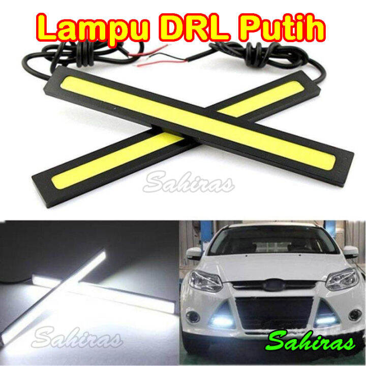 Lampu LED DRL PLASMA COB STRIP Panjang 17CM DC 12 Volt Warna Putih ...