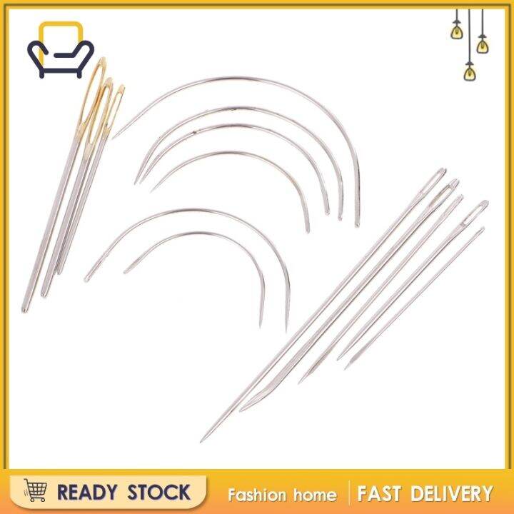 【AA NEW】♣ 【Fashion home】 HEAVY DUTY 14PC REPAIR NEEDLES KIT Hand Sewing ...