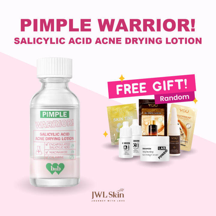 BNB Barenbliss Pimple Warrior! Salicylic Acid Acne Drying Lotion Acne ...