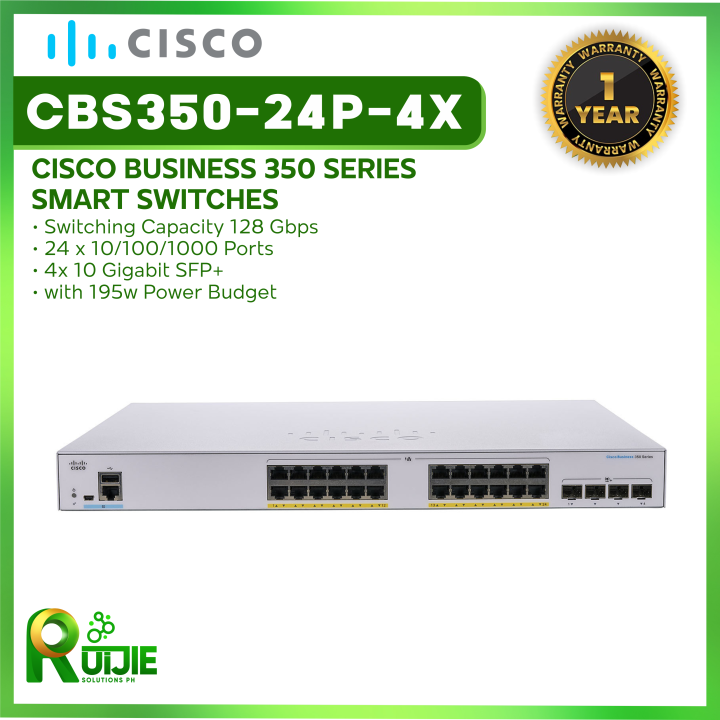 Cisco Business 350 Series Managed Switches, CBS350-24FP-4X-CN Cisco ...