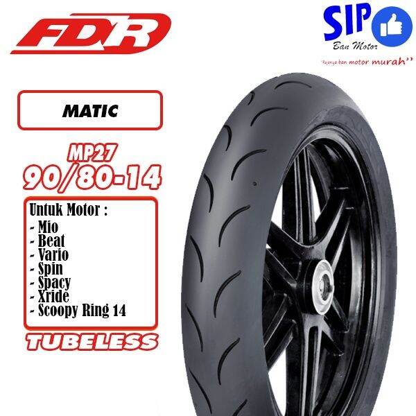 Ban motor matic Soft compound FDR Sport MP27 90 80 ring 14 Tubeless ...