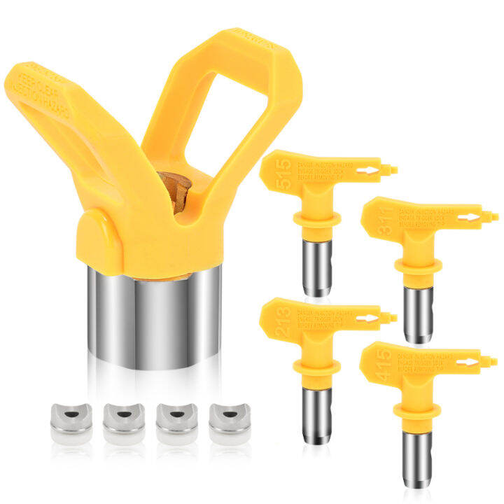 5ชิ้น Airless Paint Sprayer Tip Guard หัวฉีดสำหรับ Airless Paint Tip ...