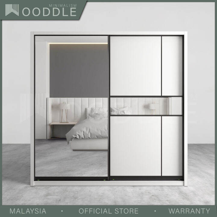 [FREE Shipping & FREE Installation] Wooddle Melamine 8x8 Ft Sliding ...