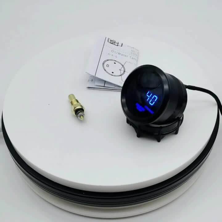 52MM Temperature Indicator for Car 40-150℃ Water Temp Gauge 12V Blue ...