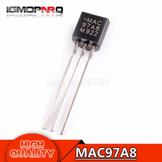 50 ชิ้น MAC97A8 97a8 TO-92 triacs T .6A 600 โวลต์ Triac เดิมใหม่ ...