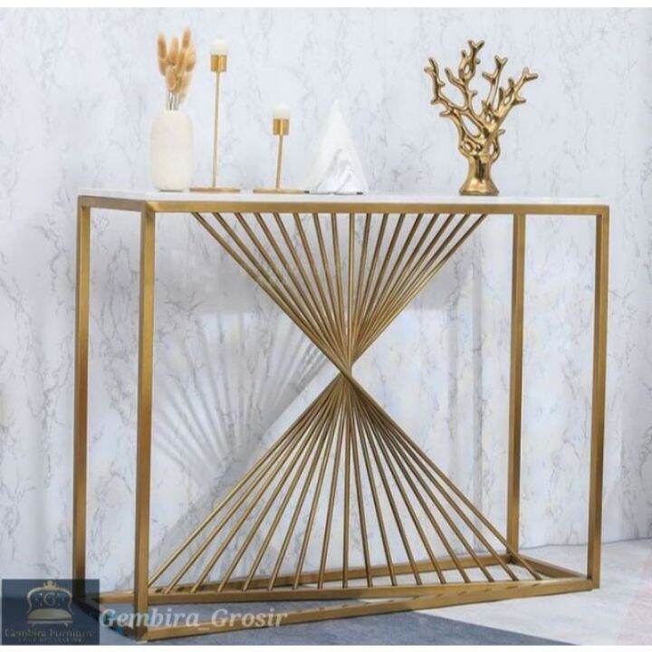 meja Konsole minimalis kayu, meja console minimalis marble, meja ...