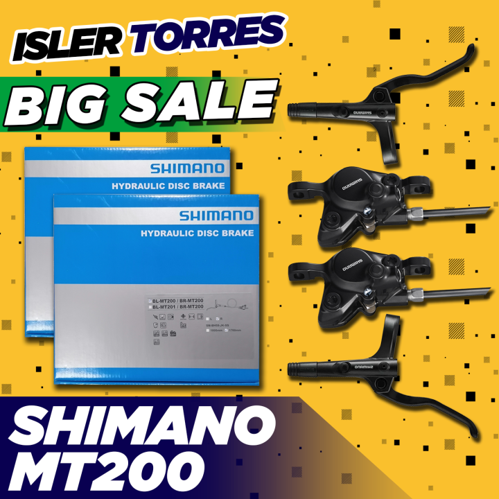 Shimano MT200 Hydraulic Disc Brake Set Box included (Front & Rear Set ...