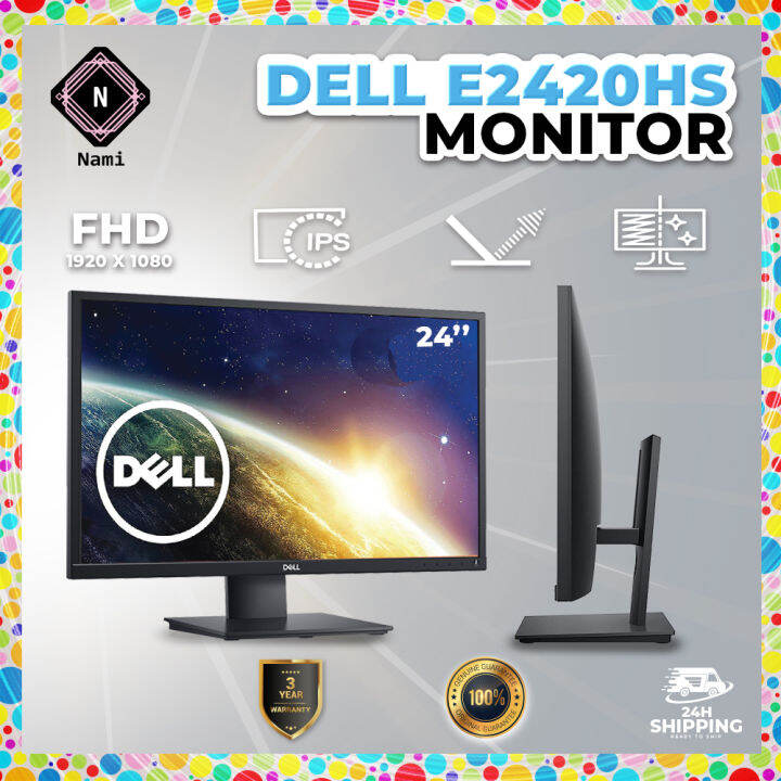 Dell 24" Monitor IPS Full HD LED Backlit LCD Monitor 24-inch 60Hz ...