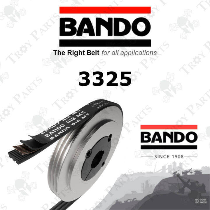 Original Bando RPF V Fan Belt 3325 for Air Cond / Alternator / Power Steering | Lazada