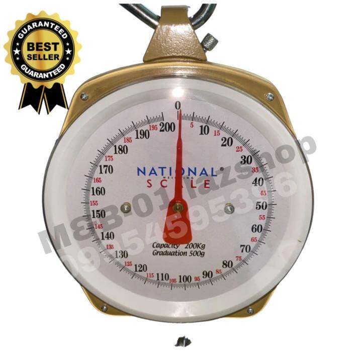 M&B-01 Lazshop, NATIONAL HANGING WEIGHING SCALE 200KGS CAPACITY,MADE IN ...