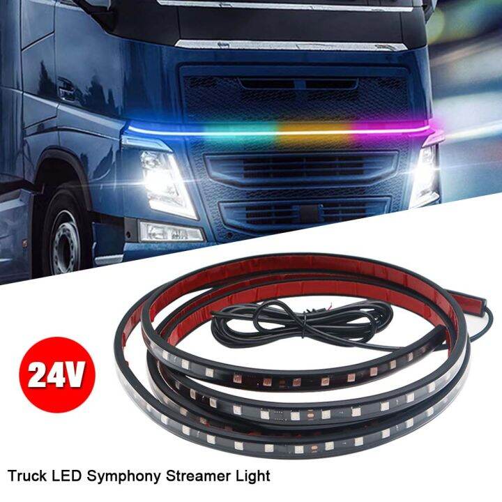 12/24V Colorful Warning Light Horse Race LED Light Guide Strip ...