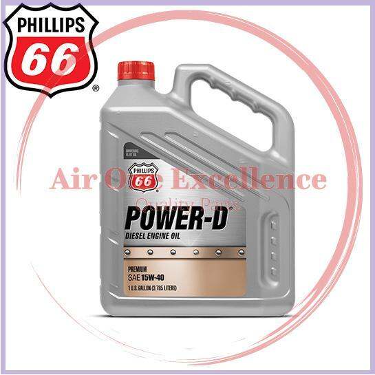 PHILLIPS 66 POWER D Premium SAE 15W-40 Mineral API CI-4 PLUS Diesel ...