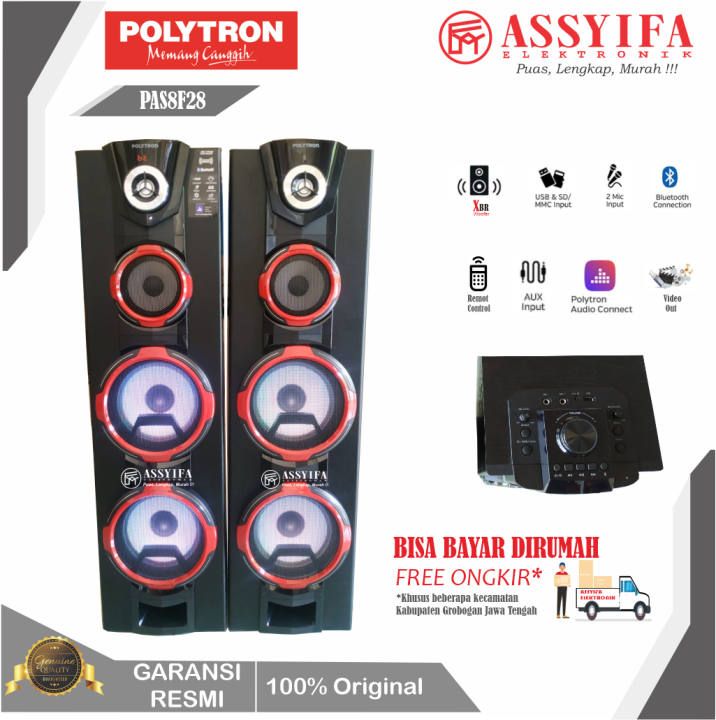 SPEAKER AKTIF POLYTRON PAS 8F28 GARANSI RESMI | Lazada Indonesia