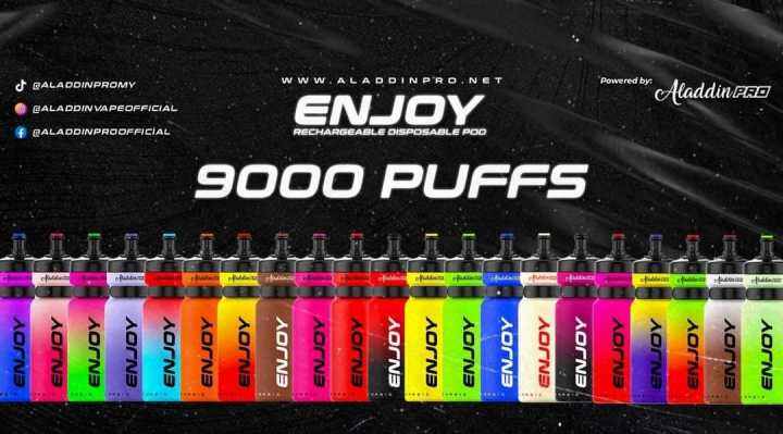 Enjoy 9000 puffs 650 MAH | Lazada PH