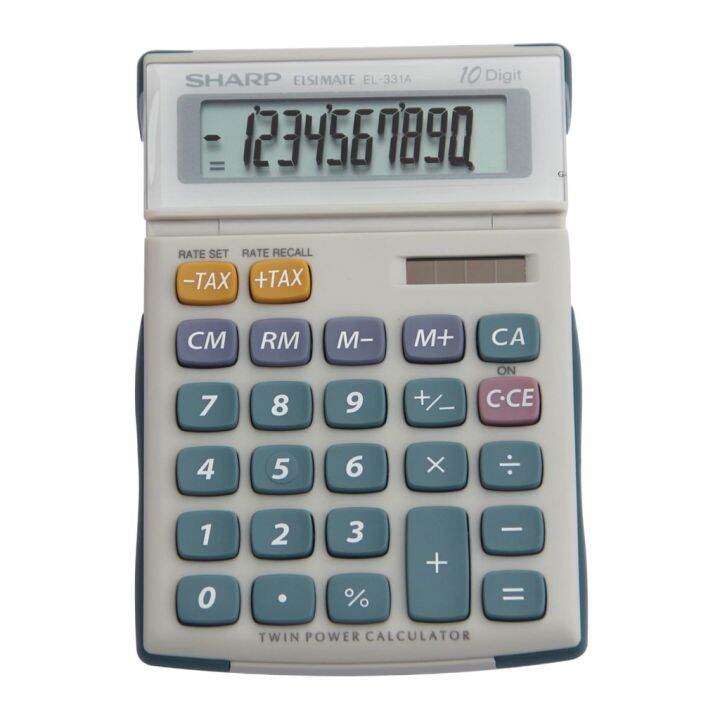 ( Calculator ) Sharp El - 330 A เครื่องคิดเลขพลังงานแสงอาทิตย์แบบพกพา ...