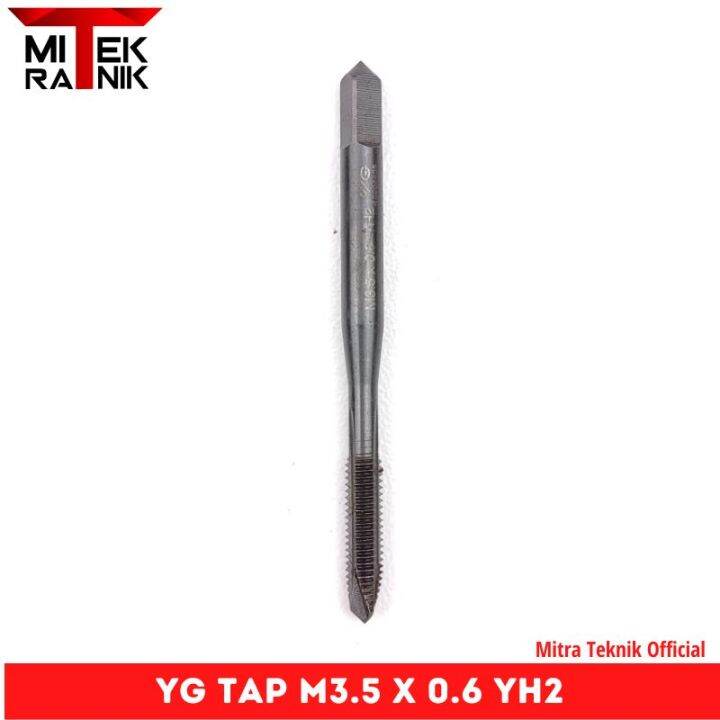 YG Korea Hand Tap M3.5 x 0.6 Pointed Flute Pembuat Drat Tap Baut 6 | Lazada Indonesia