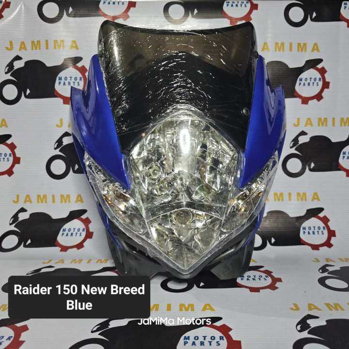 JMM HEADLIGHT ASSY RAIDER 150 NEW BREED BLUE YSK BRAND | Lazada PH