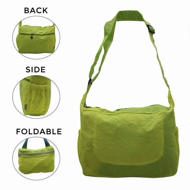 Foldable Nylon Travel Sling Crossbody Bag | Lazada PH