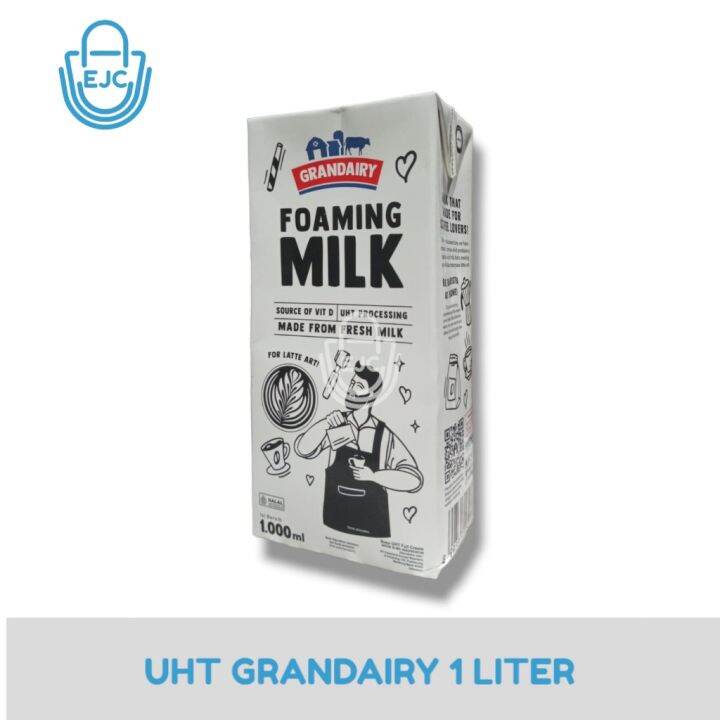 SUSU UHT GRANDAIRY FOAMING MILK PLAIN 1 LITER / UHT GRANDAIRY 1 LITER ...