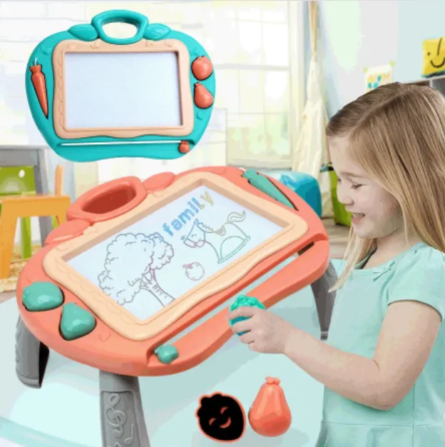 Magnetic Magic Sketchpad Slate Toddlers Kids Children Mini Drawing ...