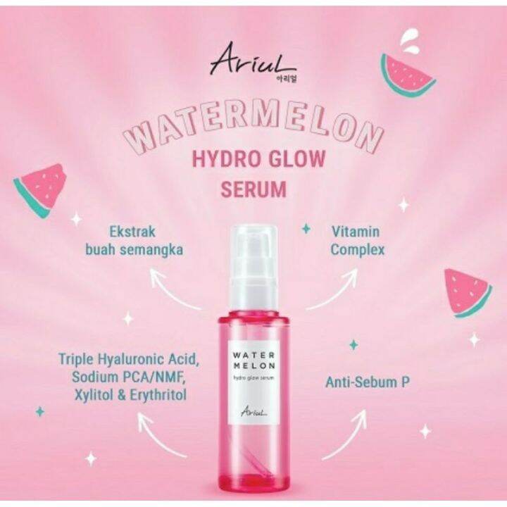ARIUL WATERMELON HYDRO GLOW SERUM | Lazada Indonesia