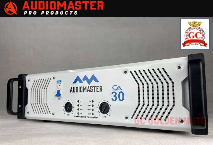 Audiomaster CA30 Power amplifier White Ca30 with POWERFUL GOLD ...
