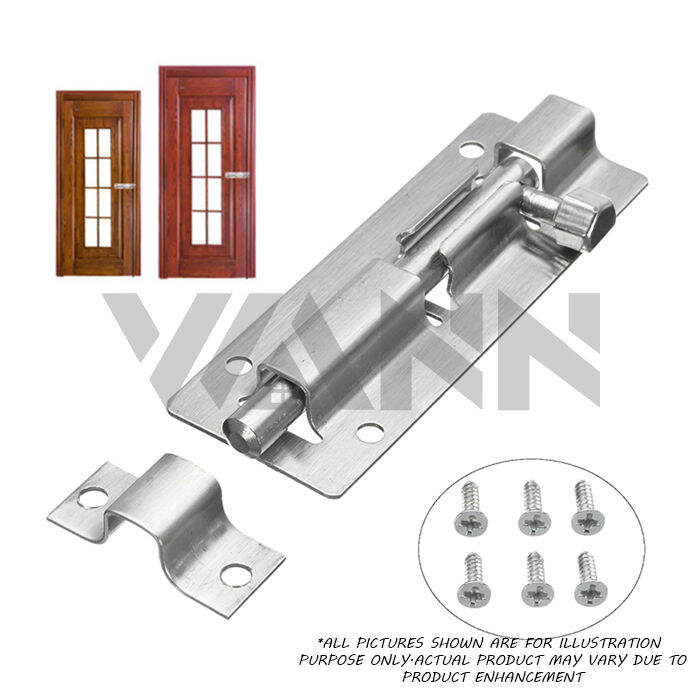 Stainless Steel Door Bolt Latch Lock Tower Bolt Home Gate Door Window ...