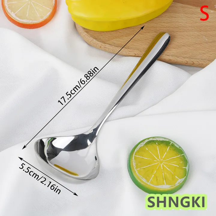 [Buy 3 get 5%]Stainless steel Dinner Buffet Serving Spoon Round Soup ...