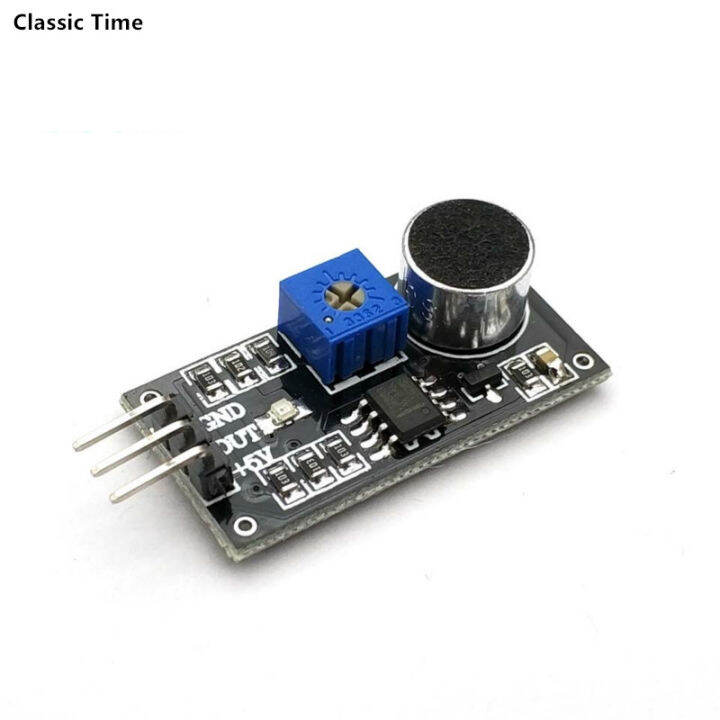 Sound Sensor Module 3 pin Voice Sound Detection Sensor Amplifier LM393 ...
