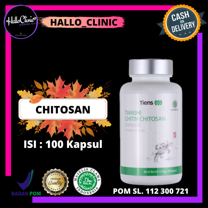 Suplemen Chitin Chitosan Tianshi Obat Miomi Kista Sakit Maag Asam ...
