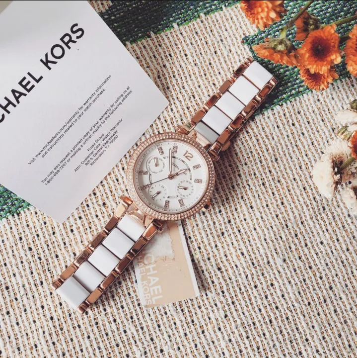 Michael Kors Mini Parker Chronograph Ladies Watch MK6261 Original With ...