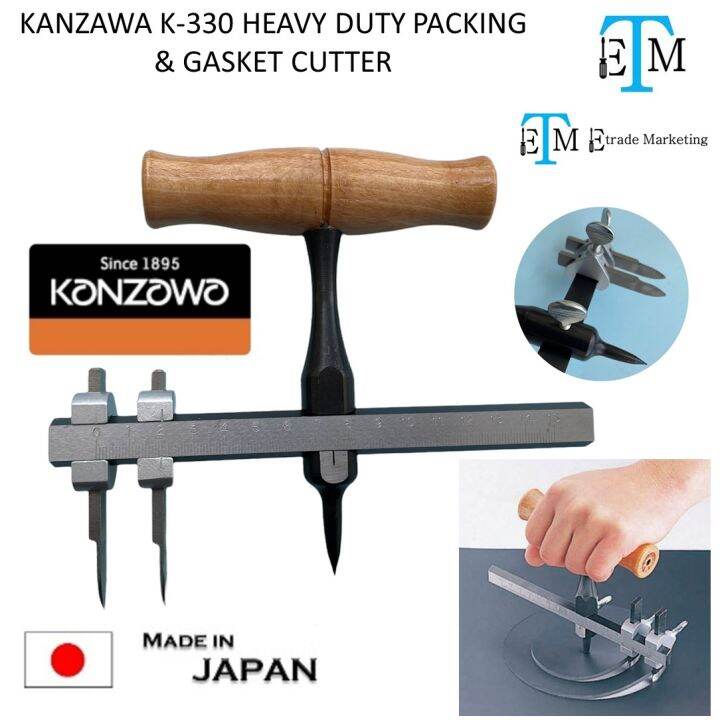 KANZAWA K-330 HEAVY DUTY PACKING & GASKET CUTTER (MADE IN JAPAN) | Lazada