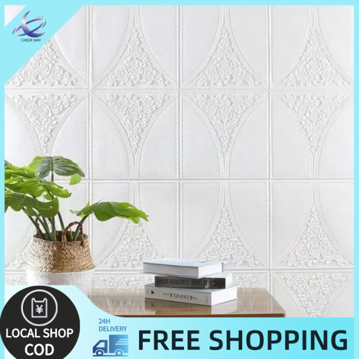 CHEER WAY 3D Wallpaper Home Decor Self Adhesive Wall Sticker ceilings ...