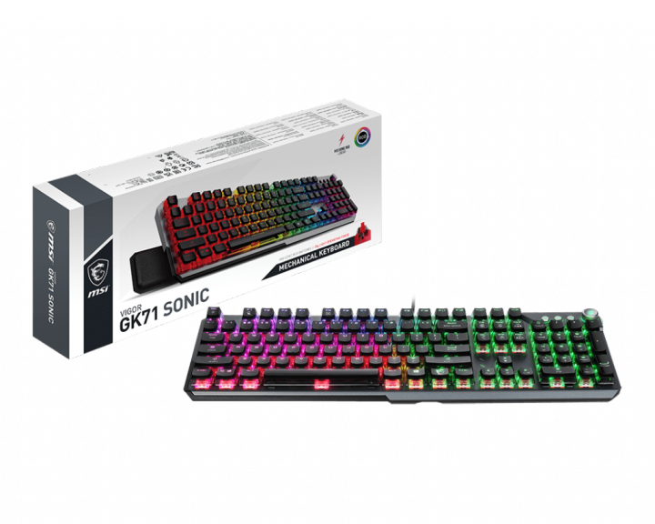 MSI VIGOR GK71 SONIC US Gaming Keyboard | Lazada