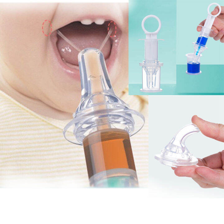 Baby Medicine Feeder Silicone Nipple Feed Medication Utensil Anti ...