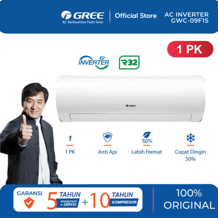 GREE AC F1S SERIES - INVERTER 1 PK - GWC-09F1S - WHITE PEARL (Unit ...