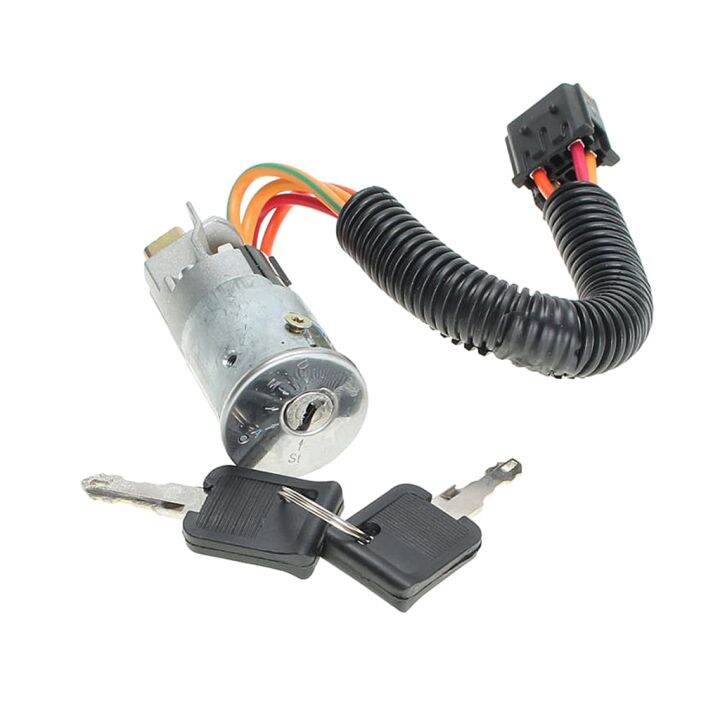 Ignition Lock Cylinder Assembly with 2 Keys for Clio Megane/Scenic ...