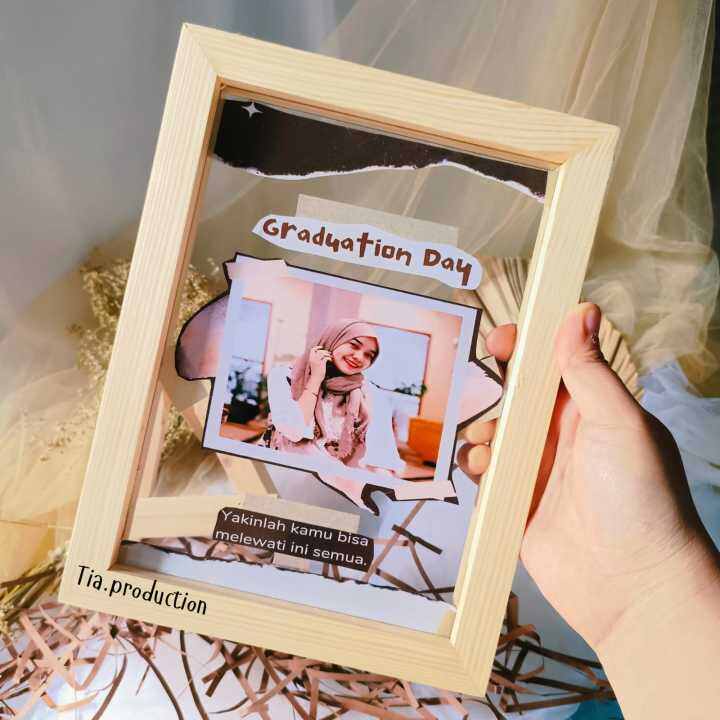FRAME/PIGURA KAYU TRANSPARAN/WOODEN FRAME 10R SEGI ENAM/BINGKAI FOTO ...