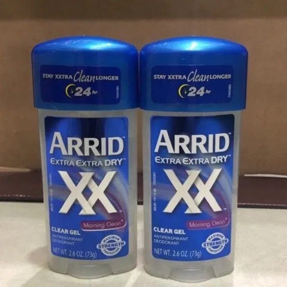 arrid extra dry clear gel 2.6oz deodorant /anti perspirant morning ...