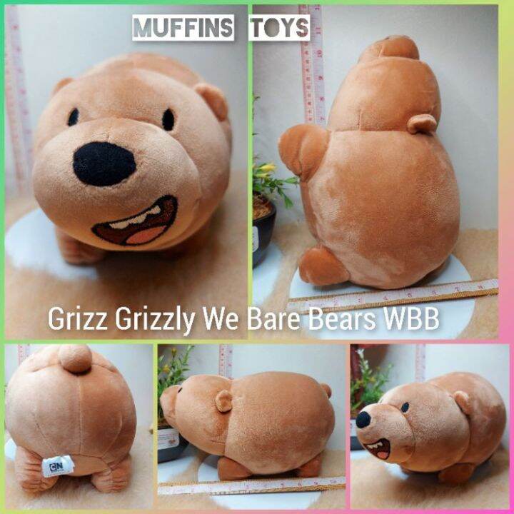 Grizz Grizzly We Bare Bears Cartoon Network[28 cm] Stuffed Toy / Stuff ...