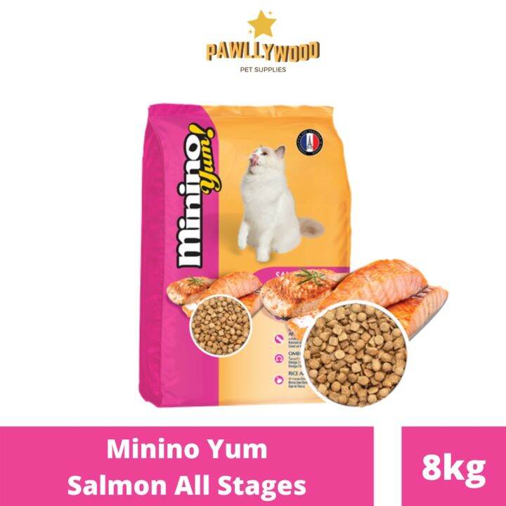 Minino Yum Cat Food Salmon All Stages 8kg | Lazada PH