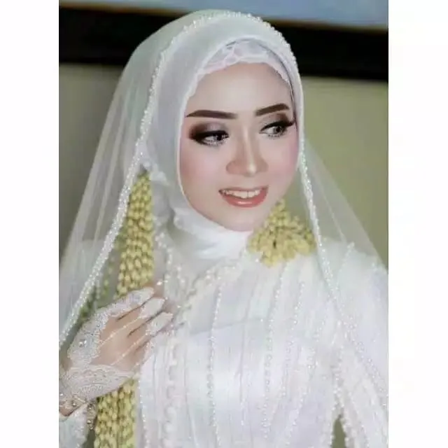 Slayer pengantin akad nikah putih | Lazada Indonesia
