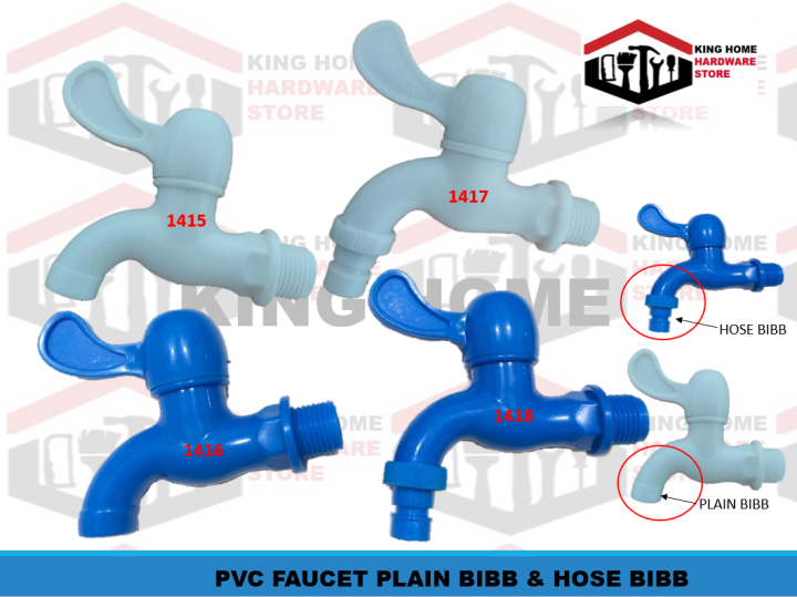 PVC FAUCET (PLAIN BIBB & W/ HOSE BIBB) | Lazada PH
