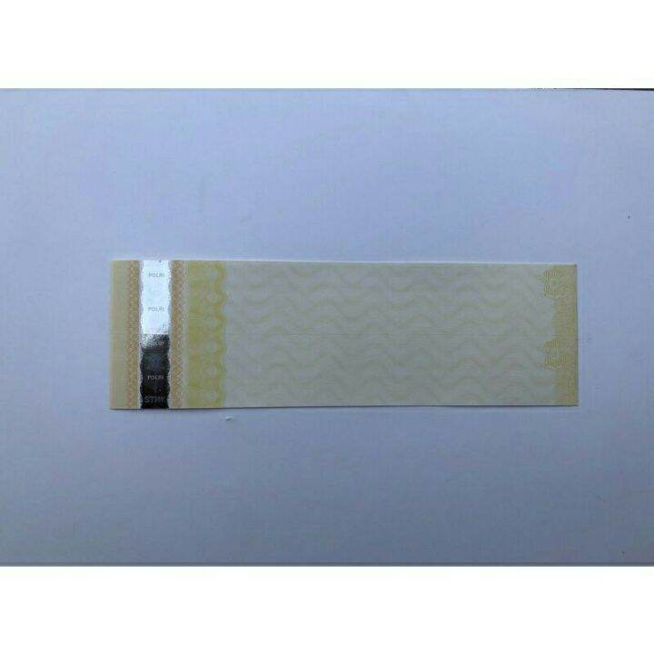 Kertas sticker Gesek / Cek Fisik Nomor Rangka Mesin Motor Mobil BBN ...