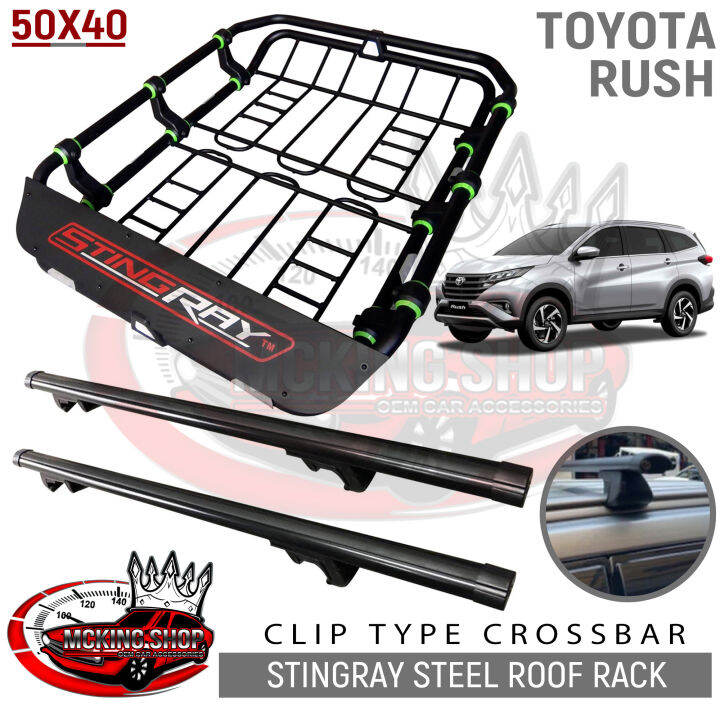 Toyota Rush 2019-2021 50x40 STINGRAY Atomic Steel Roof Rack Carrier ...