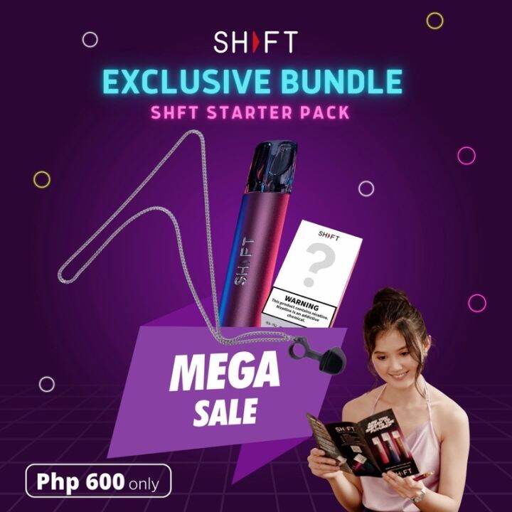 ♫STARTER KIT SHFT S1 authentic device | FREE 1pod☝ | Lazada PH